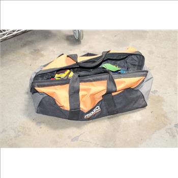 Ridgid Tool Bag With Tools, 10 Plus Pieces | Property Room