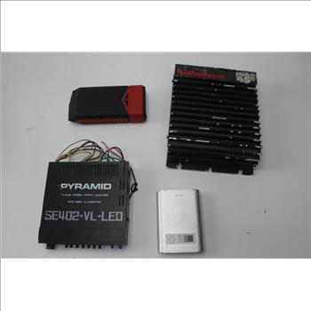 Rockford Fosgate Amplifier, Pyramid Stereo Equalizer, PNY Powerbank ...