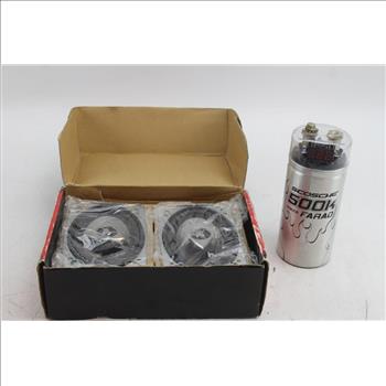 Rockford Fosgate Punch Speakers And Scosche Microfarad Capacitor ...