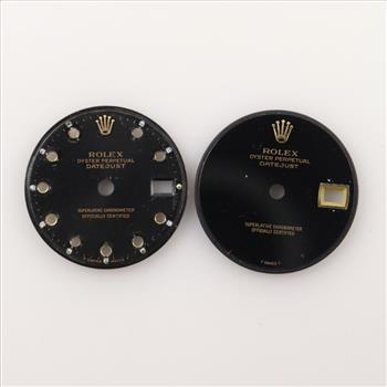 Rolex DateJust Black Dials, 2 Dials | Property Room