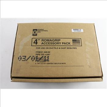 Romac Industries 4" Romagrip Acessory Pack, For Ductile And Cast Iron ...