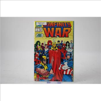 Ron Lim Autographed Infinity War Comic Book | Property Room