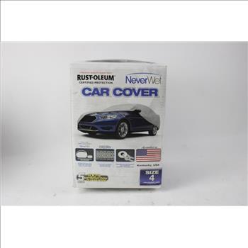 Rust-Oleum Never Wet Car Cover, Size 4 | Property Room