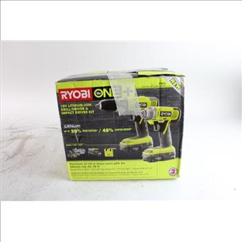 Ryobi 18V Drill & Impact Driver Kit | Property Room