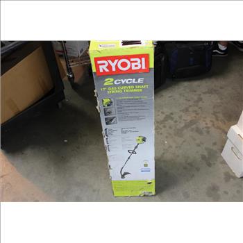 Ryobi 2 Cycle Gas Curved Shaft String Trimmer | Property Room
