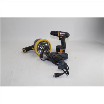 Ryobi Assorted Drills & Vector Flashlight; 3 Pieces | Property Room