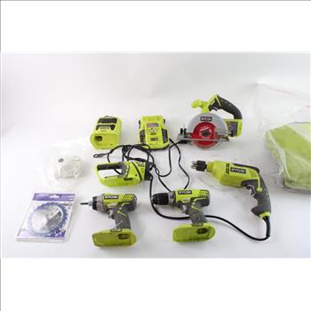 Ryobi Bag With Tools And Accessories 10+Pieces | Property Room