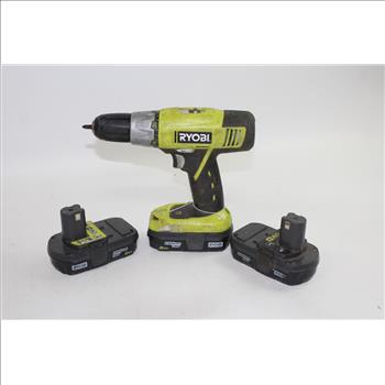 RYOBI Lithium-Ion 2-Speed Cordless Drill/Driver- P271 Bare, 18V 1/2 ...