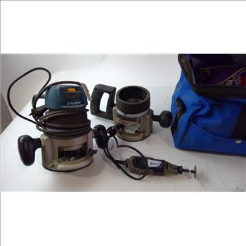 Ryobi R181FB Router& Accessories In Tool Bag | Property Room