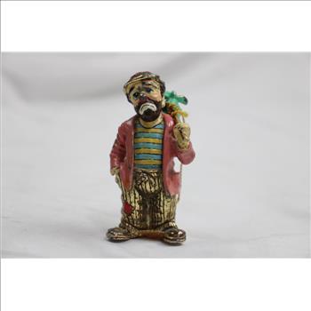 Sad Hobo Clown With Bag Over Shoulder Figurine | Property Room