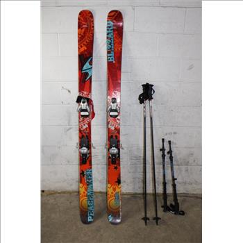 Salomon STH 13 Skis With Bag And Poles | Property Room