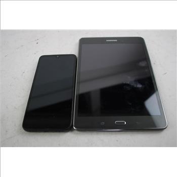 Samsung And TCL Tablet And Cell Phone Lot, 2 Pieces, Sold For Parts ...