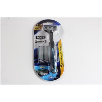 Schick Xtreme 3 Razor With 5 Cartridges | Property Room