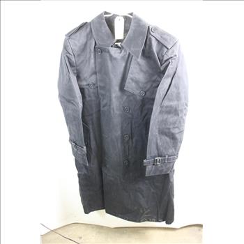 Sea Organization Trench Coat, Size 38S, Navy Blue | Property Room