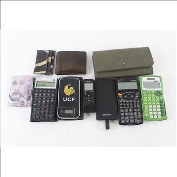 Sharp Scientific Calculator And More, 10 Pieces | Property Room