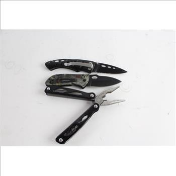 Sheffield Knives And Multi-Tool, 3 Pieces | Property Room