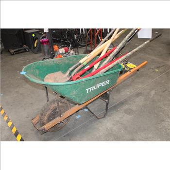 Shovels ,Bolt Cutters And Truper Wheelbarrow | Property Room
