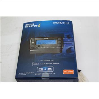 Sirius Stratus 6 Satellite Radio Receiver And Vehicle Kit | Property Room