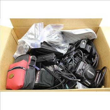 SLR Cameras, RCA "Y" Adapters, Quantum Radio Slave 4 Sender, & More; 10 ...