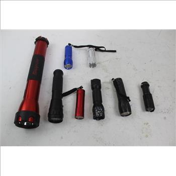 Snap-on, Smith&Wesson, & More Assorted Flashlights; 5+ Pieces | Property Room