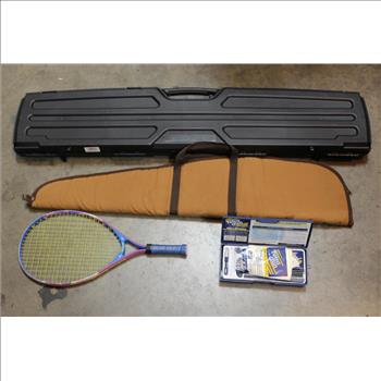 Soft And Hard Rifle Cases, Wilson Youth Tennis Racket, & Tetra Gun ...