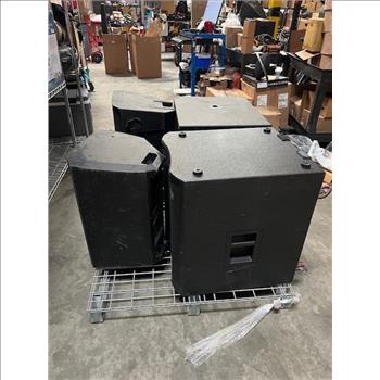 Speaker Lot - 4 Speakers ***PALLET IS NOT INCLUDED*** | Property Room