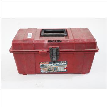 Stack-On Professional Tool Box With Misc Tools, 5+ Pieces | Property Room