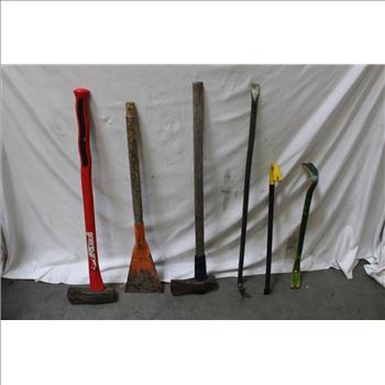 Stanley Crowbar, True Temper Sledge Hammer+ More 6 Pieces | Property Room