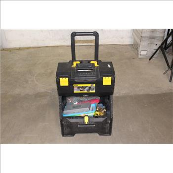 Stanley Rolling Tool Box With Tools, 10+ Pieces | Property Room