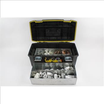 Stanley Tool Box, With Assortede PVC And Copper Pipe Fittings, 50 ...