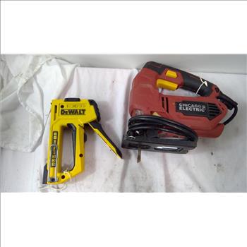 Staple Gun And Orbital Jig Saw, 2 Pieces | Property Room
