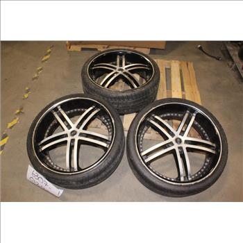 Status 22" Rims/Wheels, 3 Pieces | Property Room