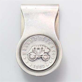 Sterling Silver 30.78g Wells Fargo Money Clip | Property Room