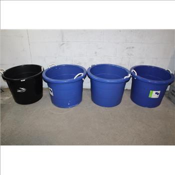 Style Selections Rope Handle Tubs, 4 Pieces | Property Room