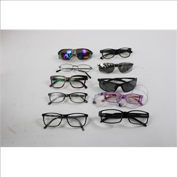 Sunglasses And Eyeglasses Bulk Lot, 10+ Pieces | Property Room