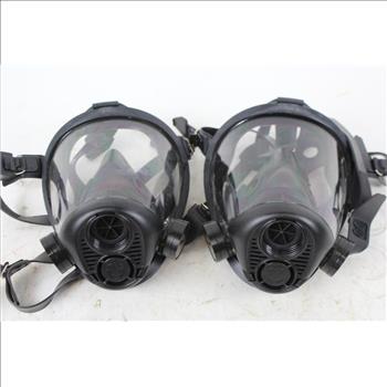 Survivair Gas Mask Lot. 11 Pieces | Property Room