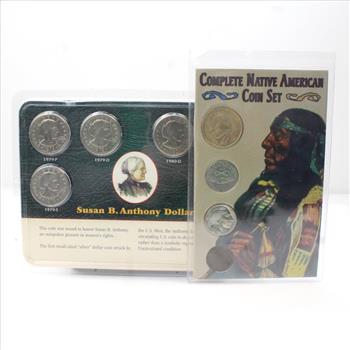 Susan B. Anthony Dollar Set & Native American Coin Set | Property Room