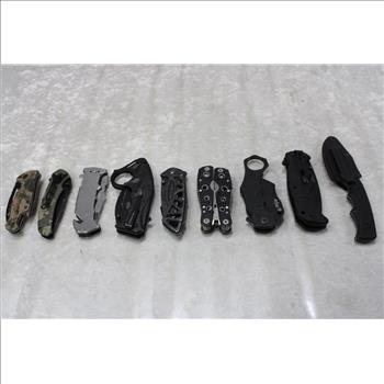 Tac-Force And Other Knives, 9 Pieces | Property Room