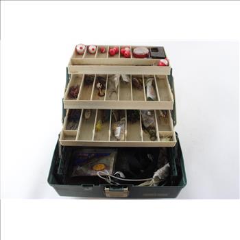 Tackle Logic Box With Fishing Tackle, 15+ Pieces | Property Room