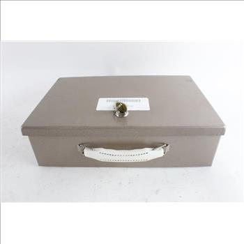 Tan Lock Box With Key | Property Room