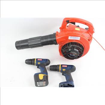 Tanaka Pro Force Blower, Ryobi Drills | Property Room