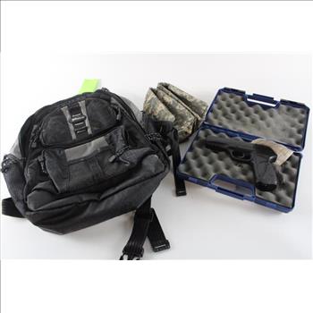 Targus Backpack With BB Pistol & Camo Pouch, 3 Pieces | Property Room