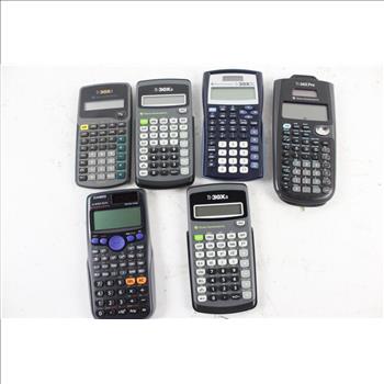 Texas Instruments And Casio Calculators, 6 Pieces | Property Room