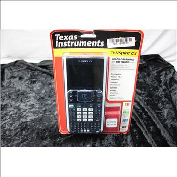 Texas Instruments Color Graphing Plus Software Calculator | Property Room