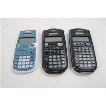Texas Instruments, TI 36X Pro, TI-30XS, Calculator 3 Pieces | Property Room