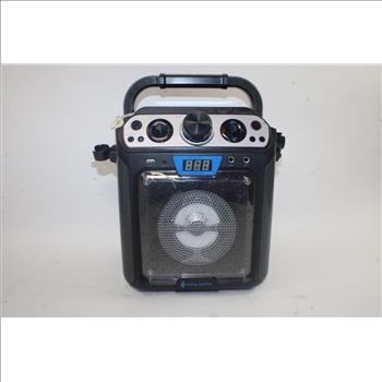 The Singing Machine Black Groove Cube Bluetooth Karaoke System ...