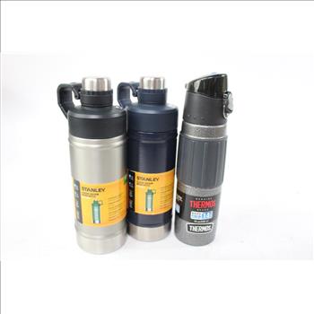 Thermos And Stanley Vacuum Insulated Hydration Bottles, 3 Pieces ...