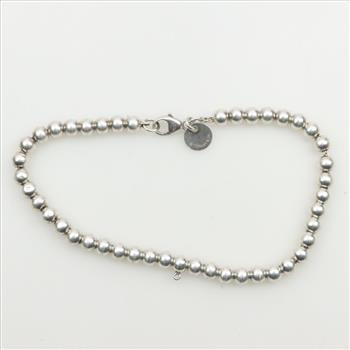 Tiffany & Co. Return To Tiffany Bead Sterling Silver Bracelet ...