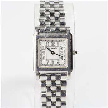 Tiffany & Co. Square Stainless Steel Square Watch | Property Room