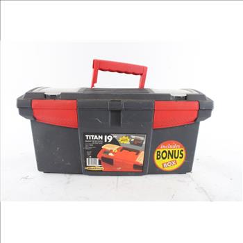 Titan Toolbox With Tools, 20+ Pieces | Property Room